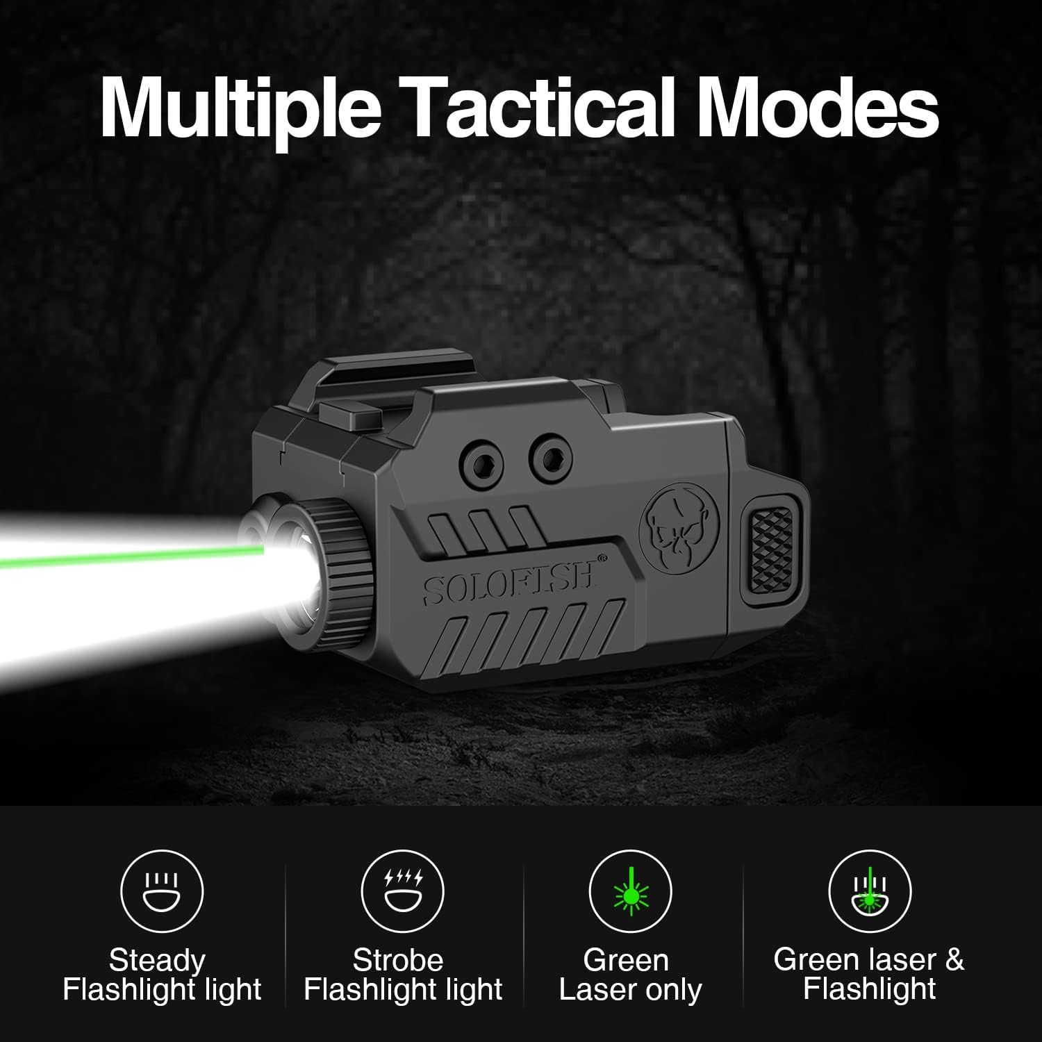 Solofish 500lm Tactical Flashlight Review - Ace Pistol Cases