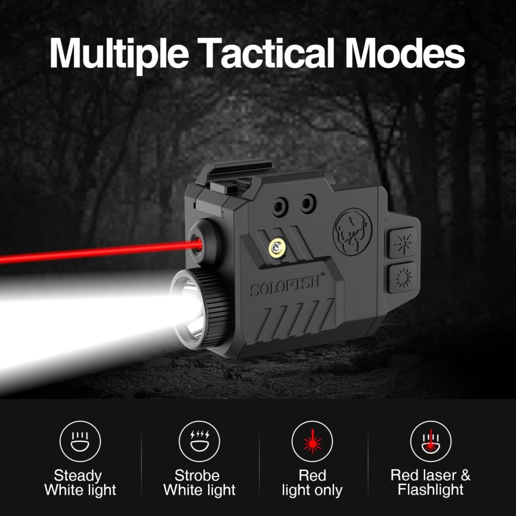 SOLOFISH 700 Lumens Pistol Light Laser Combo Review - Ace Pistol Cases