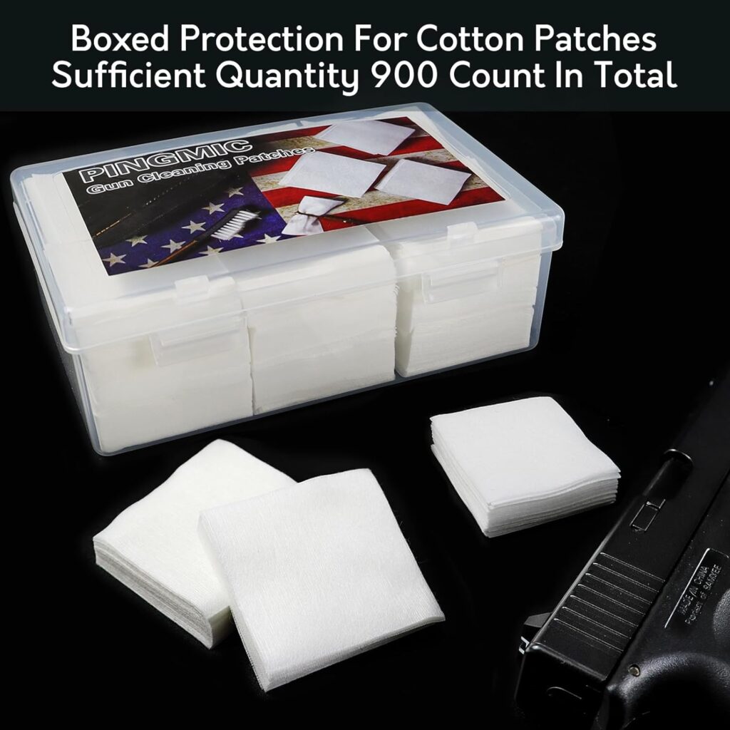 900/1800 PCS Gun Cleaning Patches Review - Ace Pistol Cases