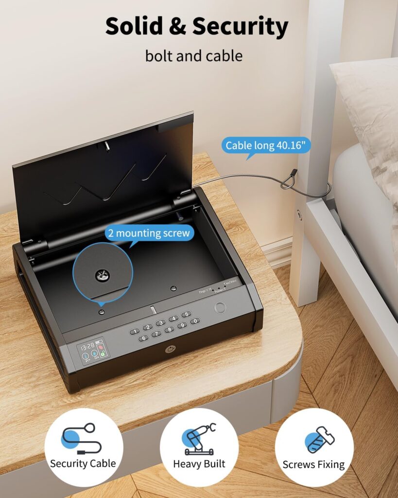 Biometric Pistol Safe Review - Ace Pistol Cases